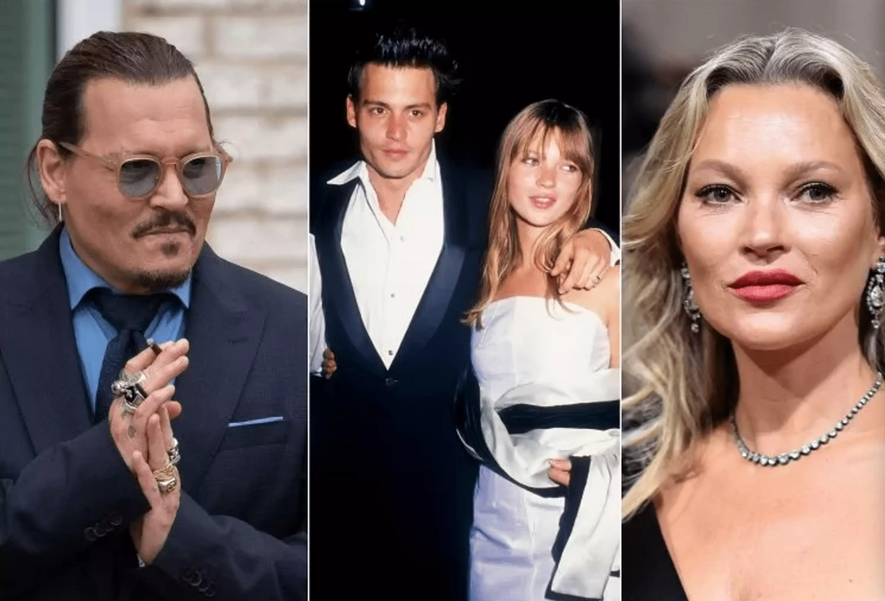 Johnny Depp adachita konsati ku London ndikulumikizananso ndi Kate Moss akudikirira chigamulo cha khothi