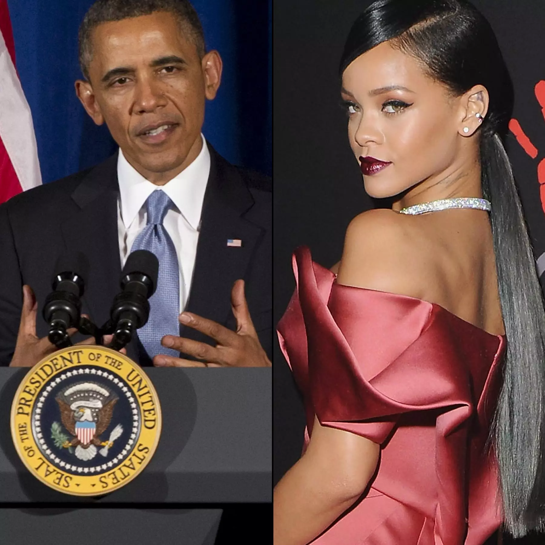 Barack Obama sê hy ken heeltemal al die lirieke van Rihanna se 'Werk' en sal geen probleem hê om die 'Jam!' te sing nie.