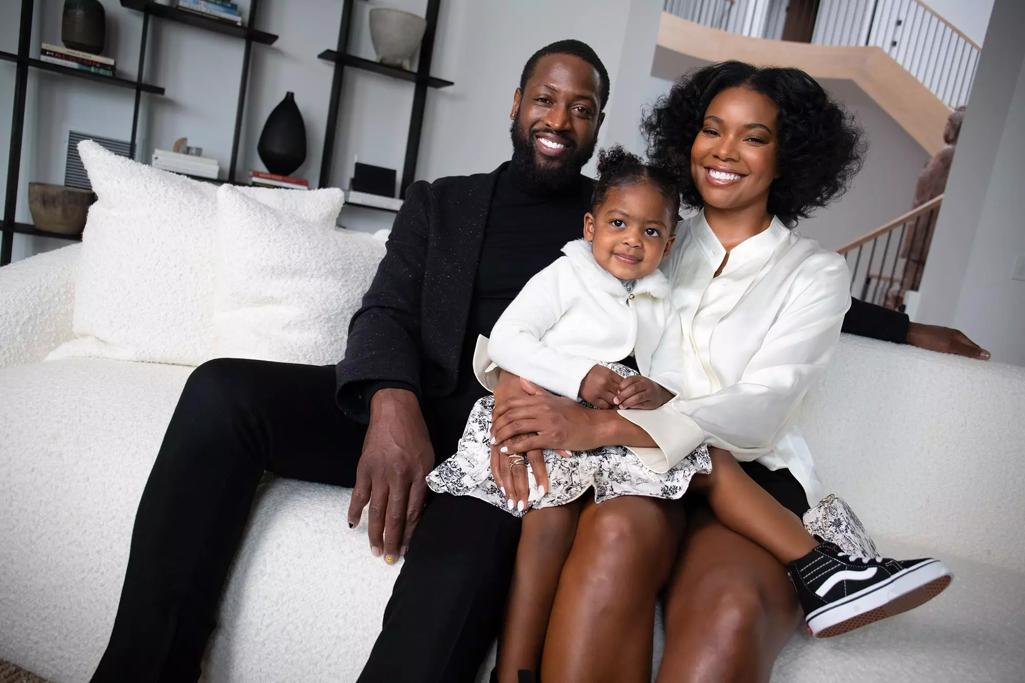 Gabrielle Union celebra o aniversario de Dwyane Johnson con mensaxes amorosas e clips IG