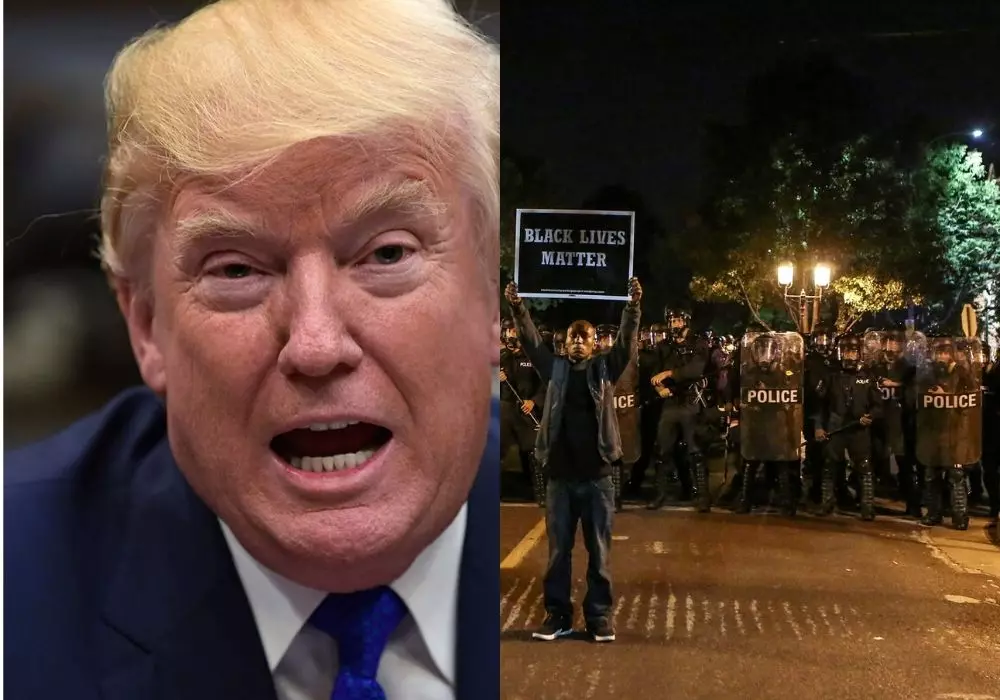 Donald Trump thiab Riots