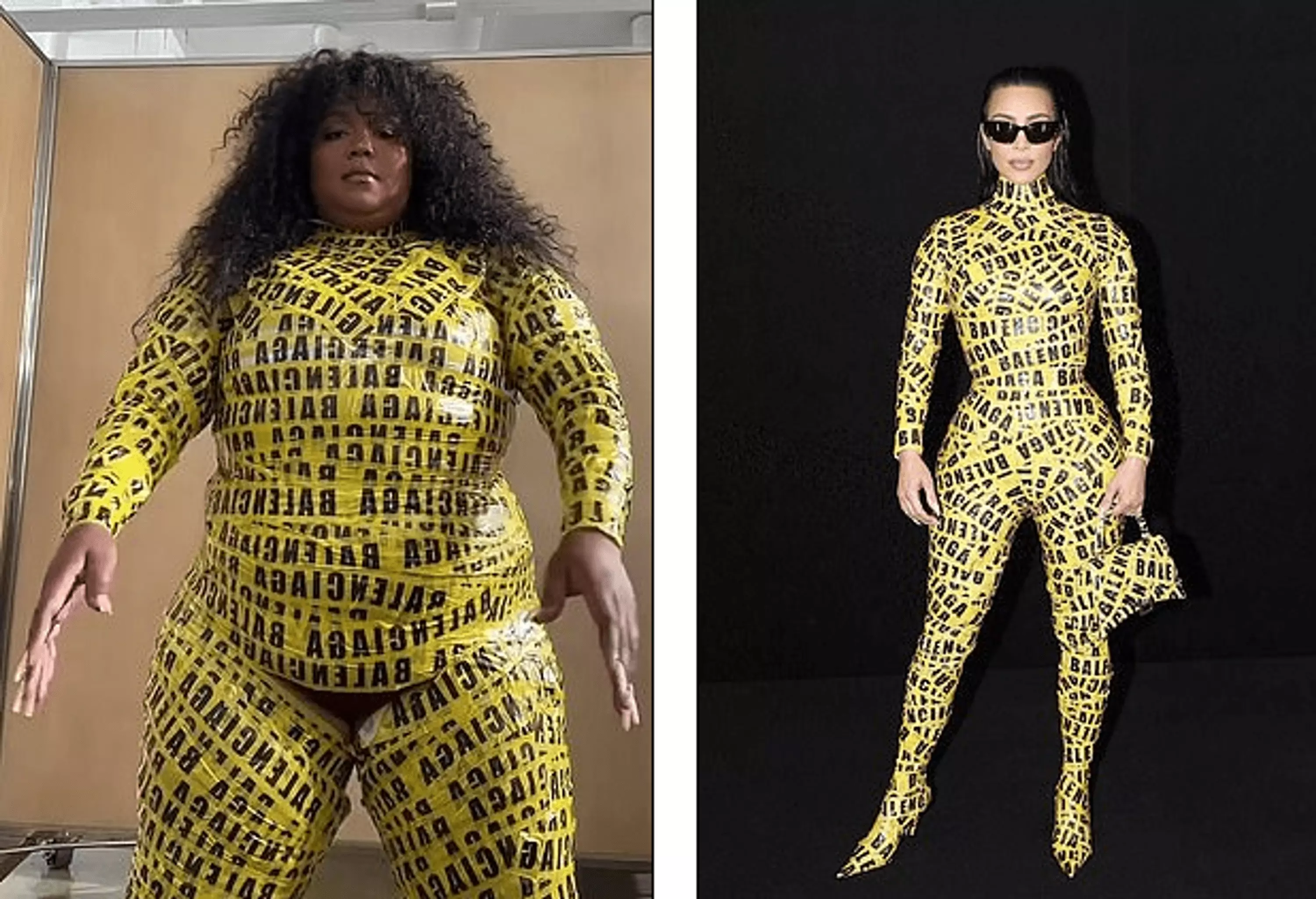 Lizzo, soňky ýalpyldawuk surata düşmek üçin geýen Balenciaga markaly eşik geýen janköýerleri bilen gülkünç wideo ýaýratdy