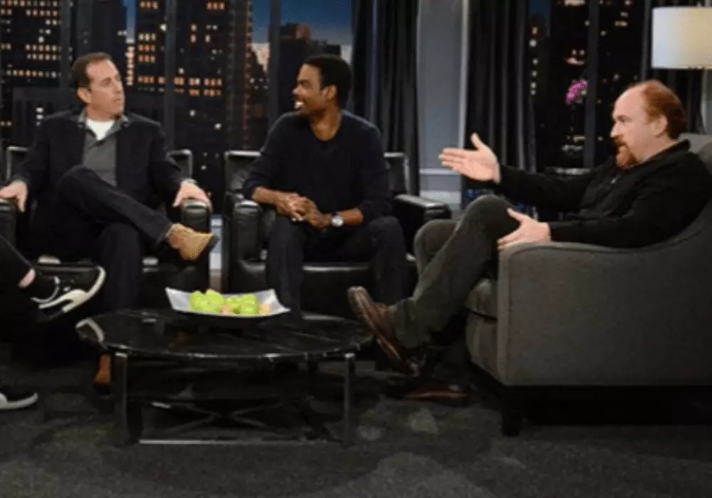 Chris Rock, Louis CK tulipalossa "N-Wordin" käytöstä, kun Jerry Seinfeld sai kiitosta